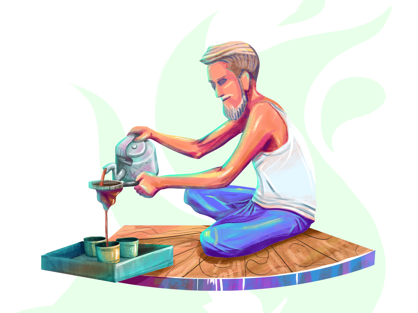 Tea Stall of Bangladesh by Ibrahim Hossain on Dribbble