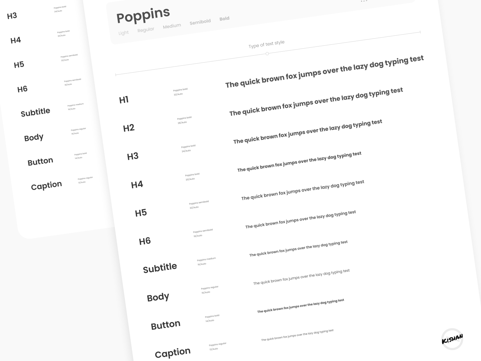 Design System_Typography by Kishan Suthar on Dribbble