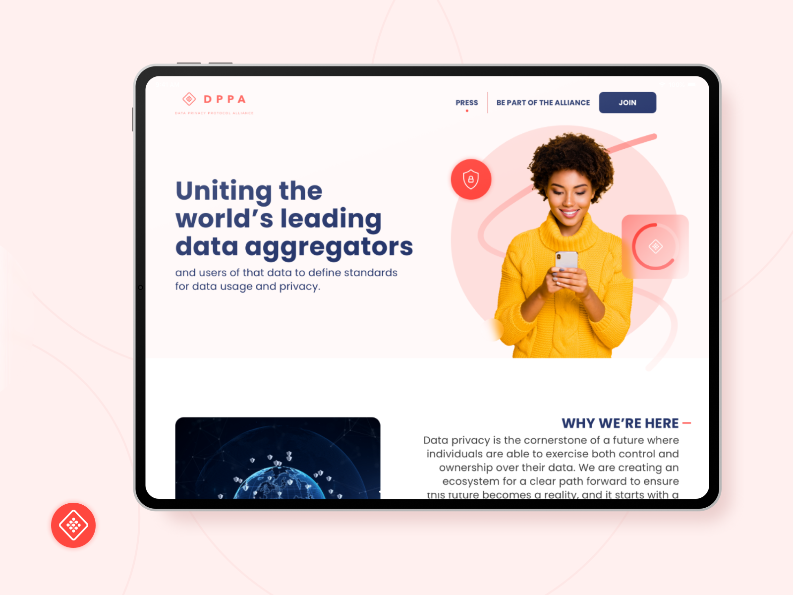 DPPA Website by Carolina Guerrero on Dribbble