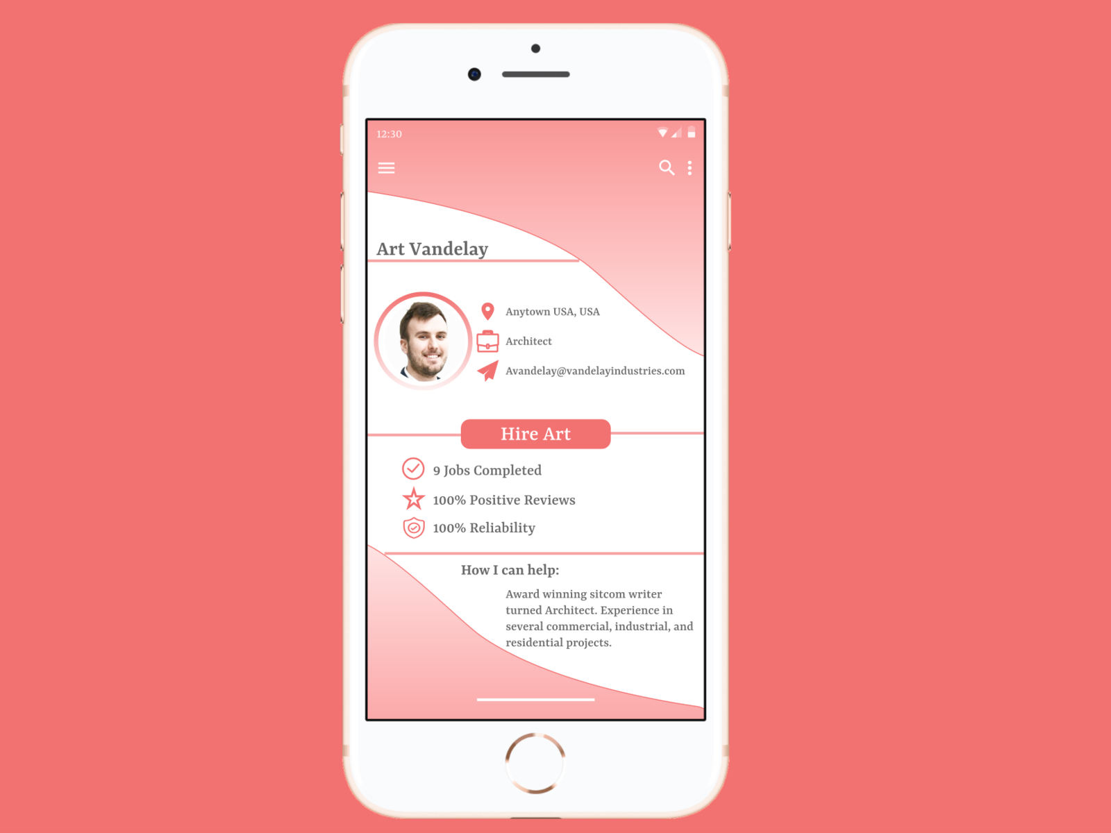 DailyUI 006 - User Profile by Antoni Tellos on Dribbble