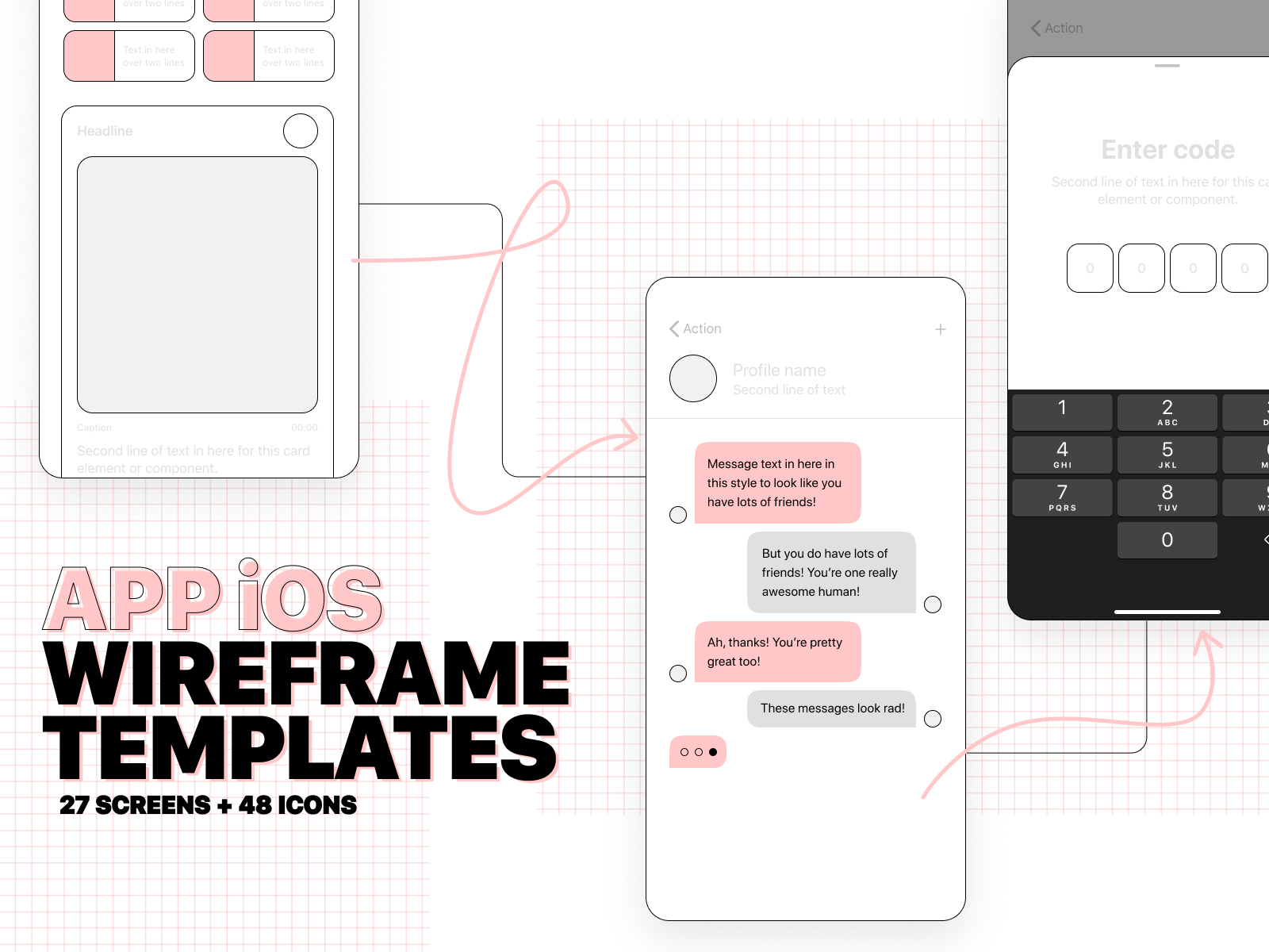 Figma wireframe templates by Kevin Bennett on Dribbble