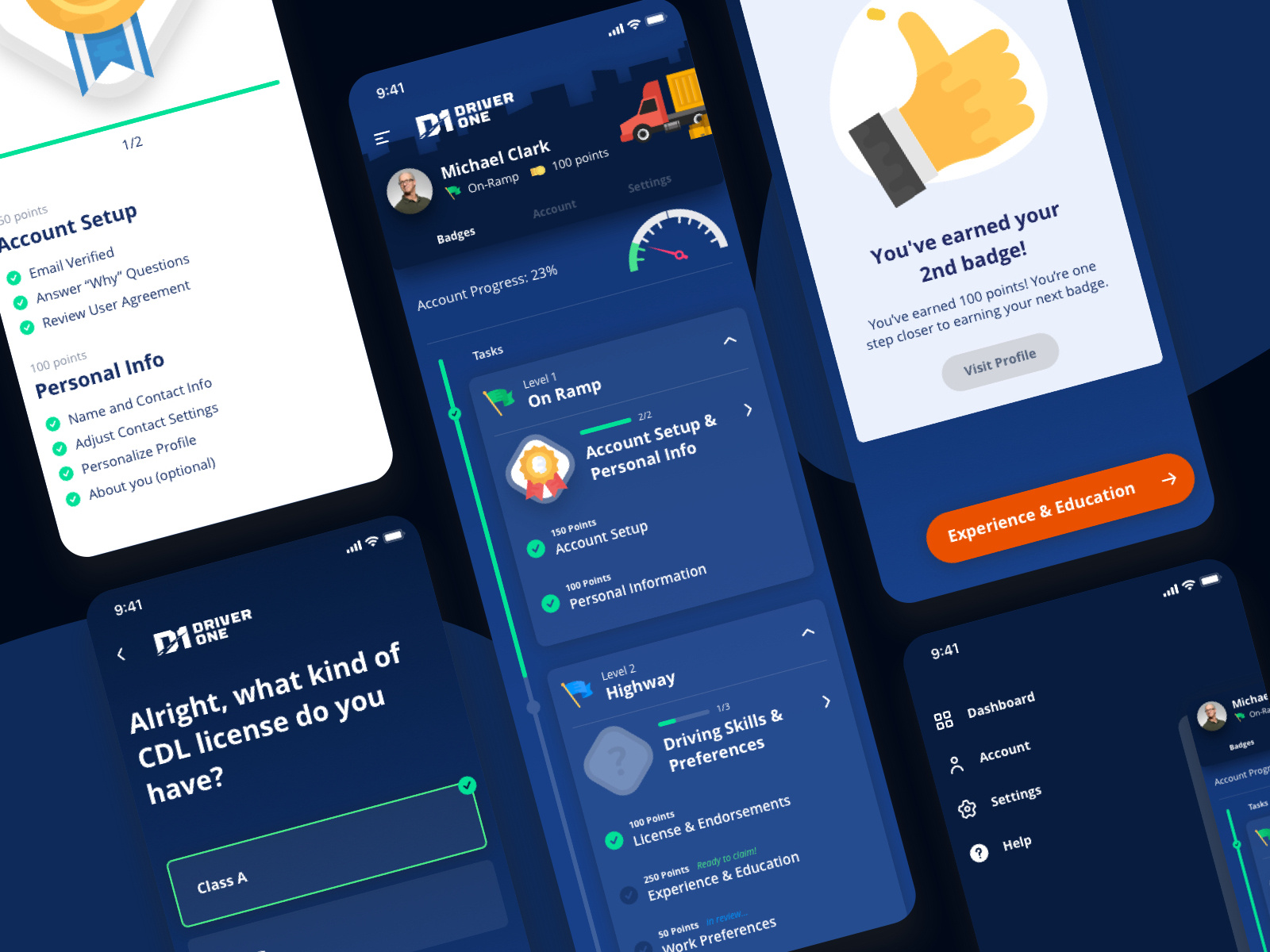 Gamification App by Scott Prather on Dribbble
