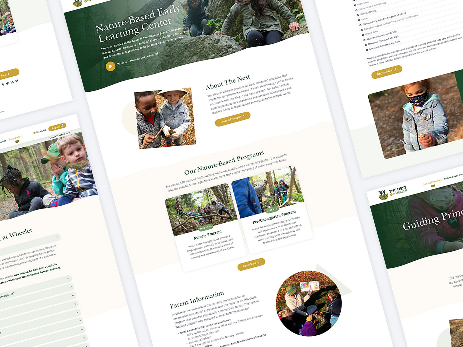 The Nest Page Layouts by Lou Stuber on Dribbble