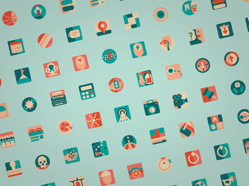Pictograms by Jo for The Artificial on Dribbble