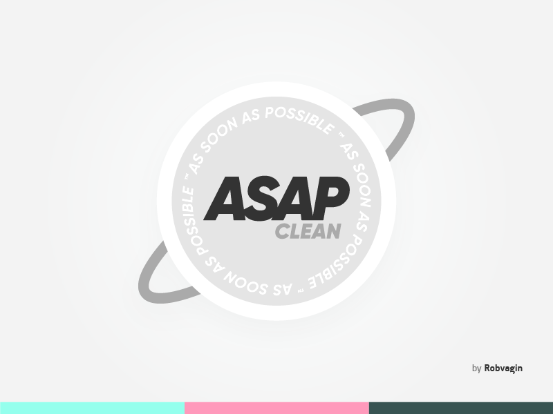 "ASAP Clean" by Robert Vagin on Dribbble