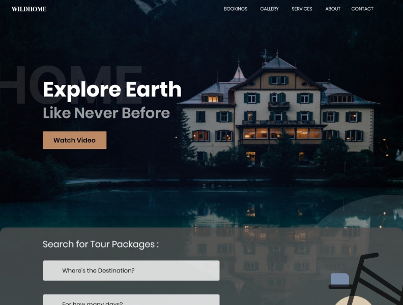 Wild home by Vishwas Kashyap on Dribbble