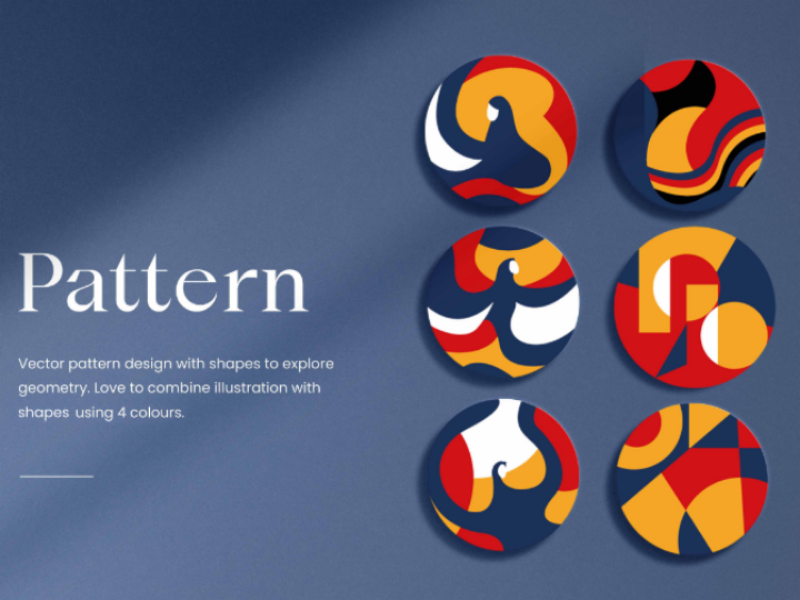 Pattern combine illustration by Syarah A on Dribbble