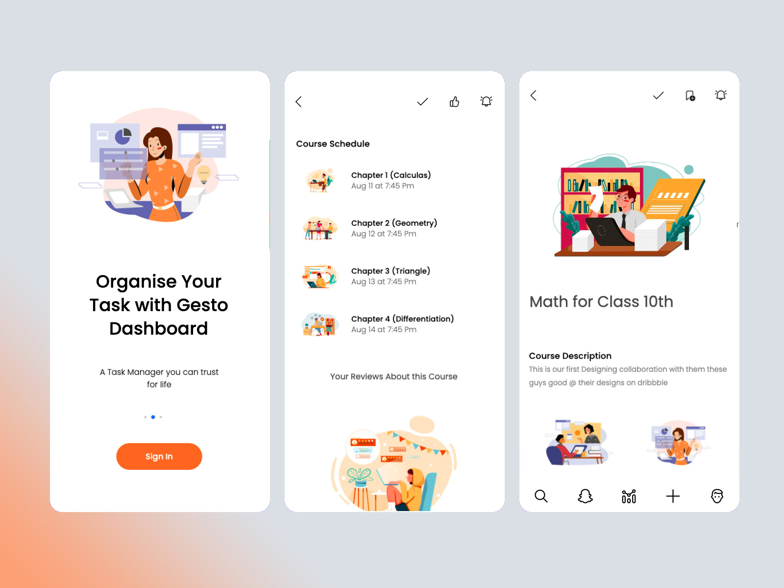 Tutorial Classes by Amptus Designs on Dribbble