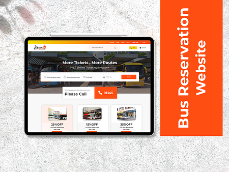 Bus Booking Website designs, themes, templates and downloadable graphic ...