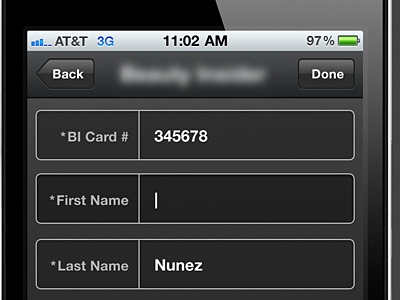 iOS forms by Marco Suarez on Dribbble