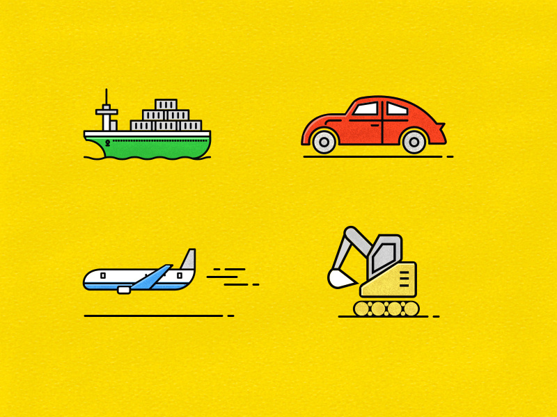 vehicle icon by TT on Dribbble