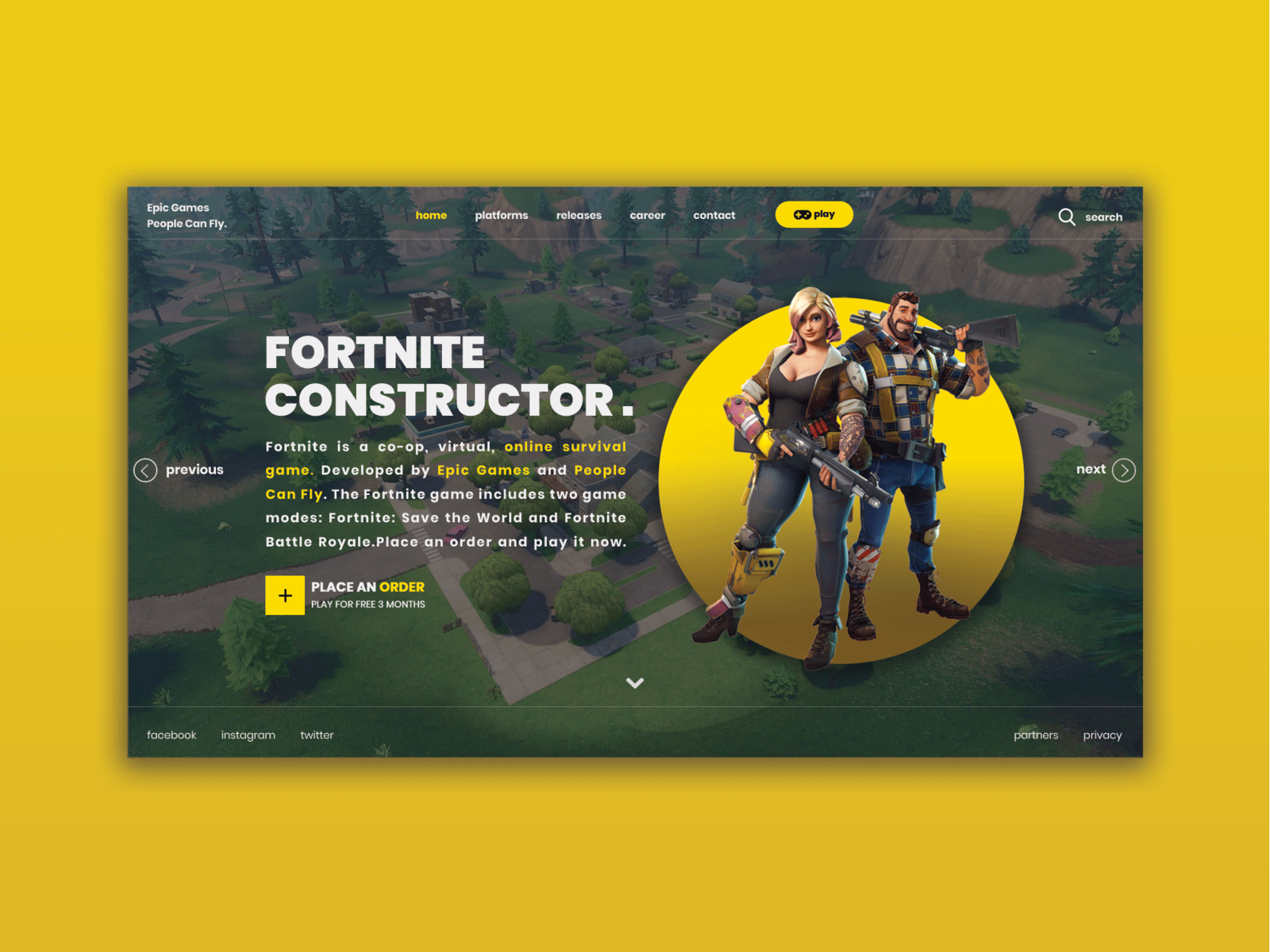 Fortnite Hero Area by Danijela Drcelic on Dribbble