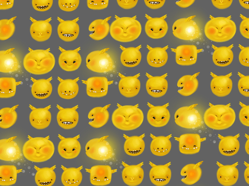 Puffs, flying furry balls! by Giulia Rivolta on Dribbble