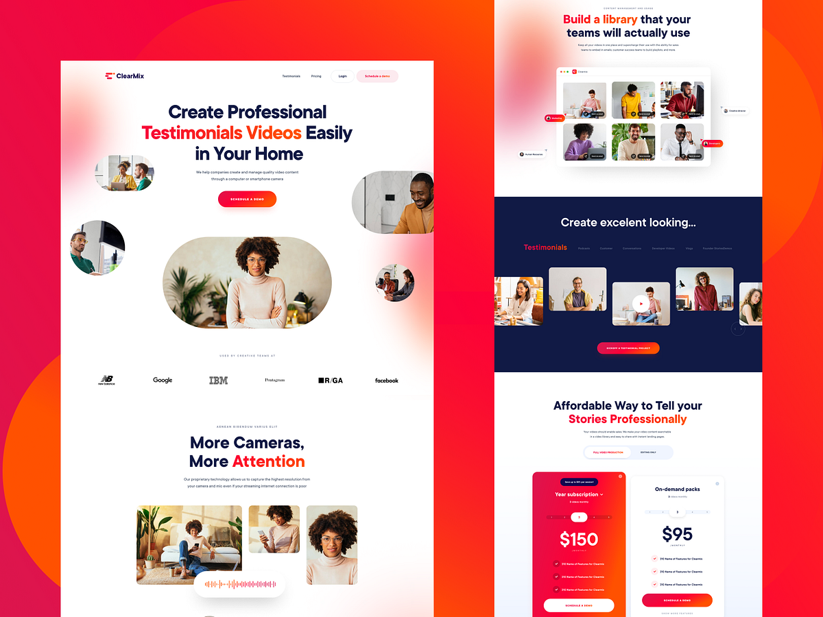 Browse thousands of Homepage images for design inspiration | Dribbble