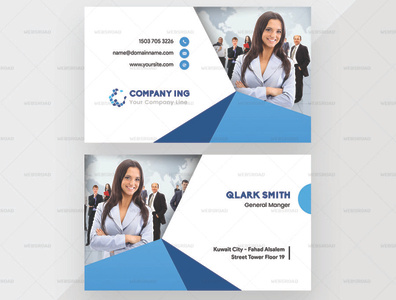 Grome Modern Premium Publisher Business Card Template | Websroad by ...
