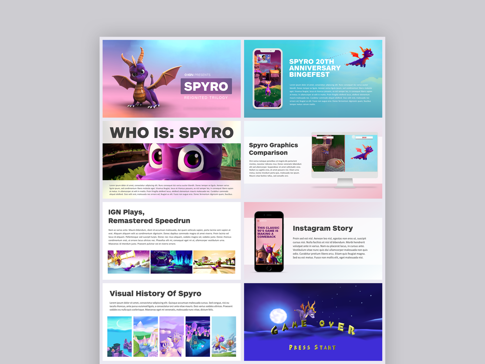 IGN x Spyro: Reignited Trilogy by Mariekris Irao on Dribbble