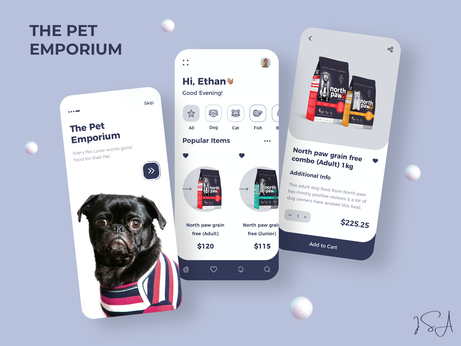 PET APP DESIGN by Essa Qasim on Dribbble
