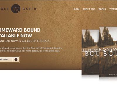 Roger Garth Home Page by Joel Beukelman on Dribbble