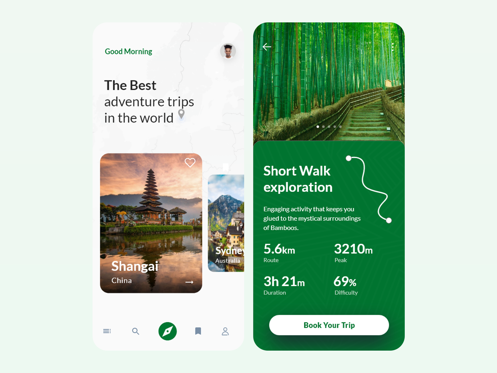 Travel App Design by Toriola Mubaraq on Dribbble