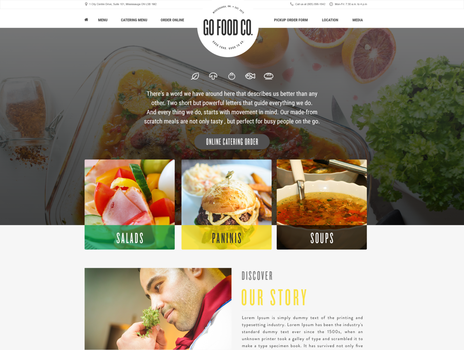 Food Website design by Ravi Gadhiya on Dribbble