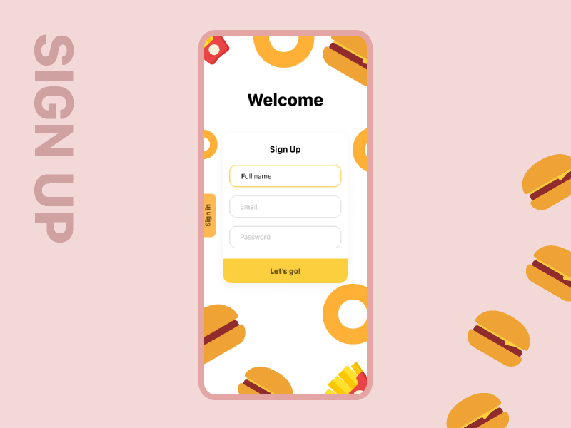 Sign up | UI Daily by Shaked Gvirtsman on Dribbble