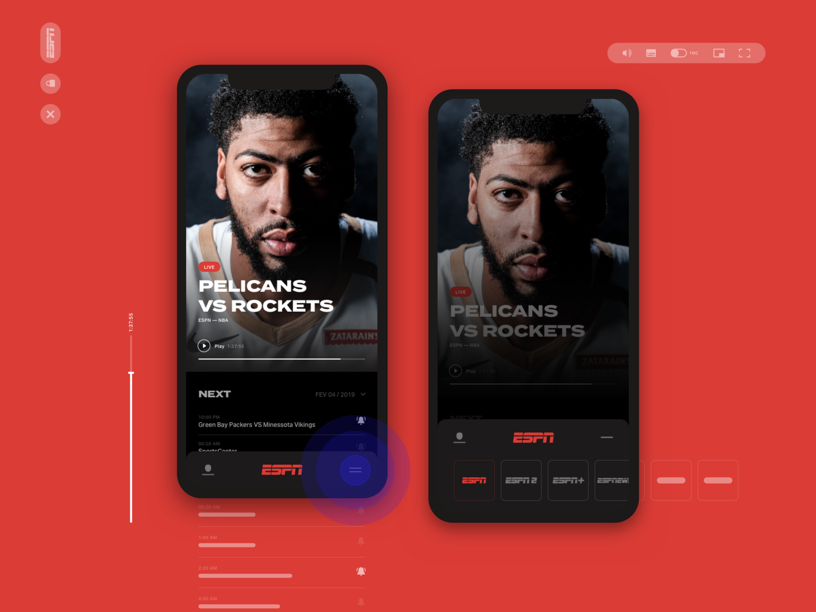 ESPN by Diogo Kpelo on Dribbble