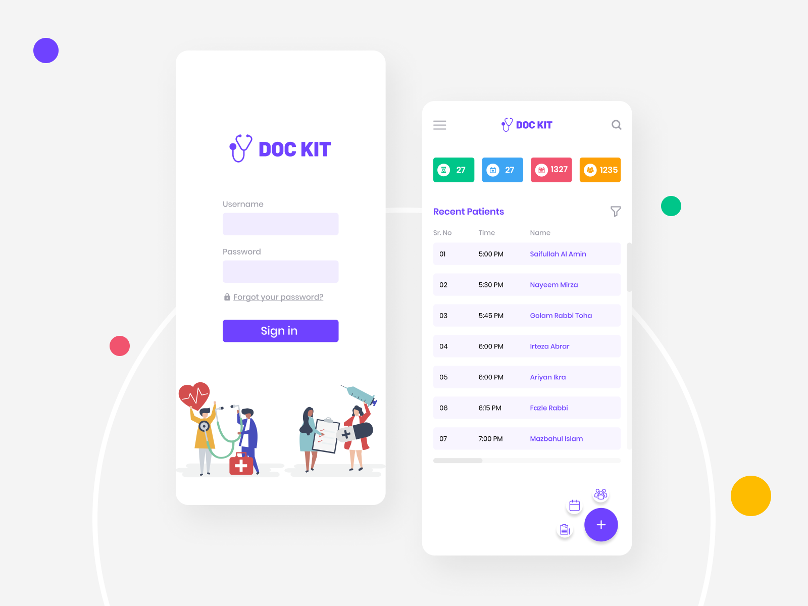 Doc Kit — Login & Dashboard 📝 by Rakibul H. Rocky on Dribbble