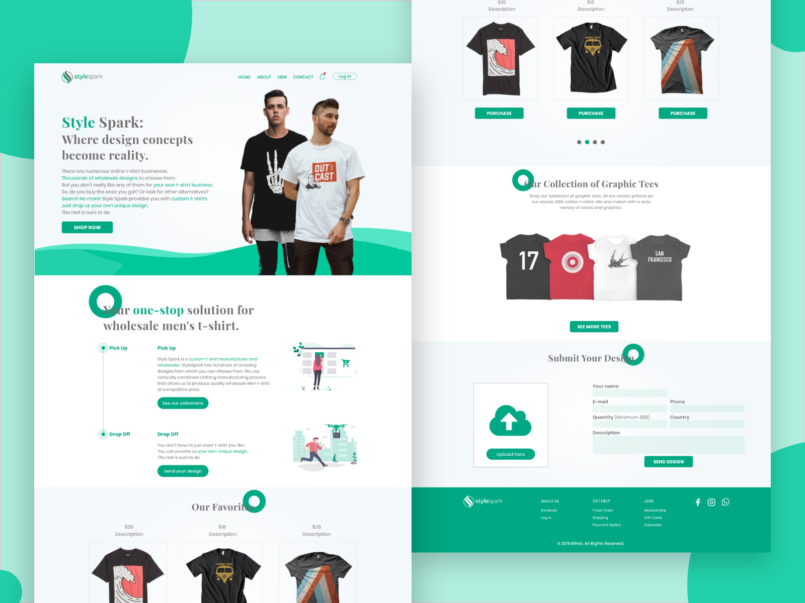 Style Spark | E-commerce Landing Page by Rakibul H. Rocky on Dribbble