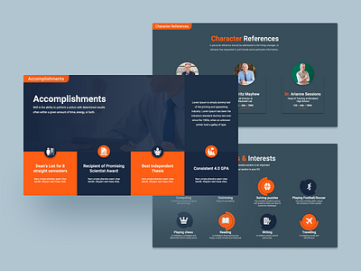 PERSONA – Professional CV PowerPoint Template by Premast on Dribbble