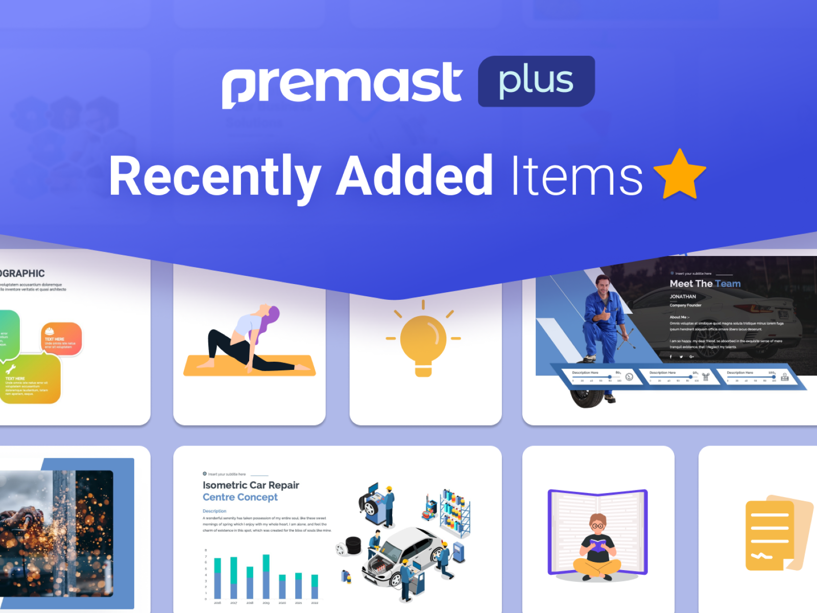 Premast Plus Recently Added Items by Premast on Dribbble