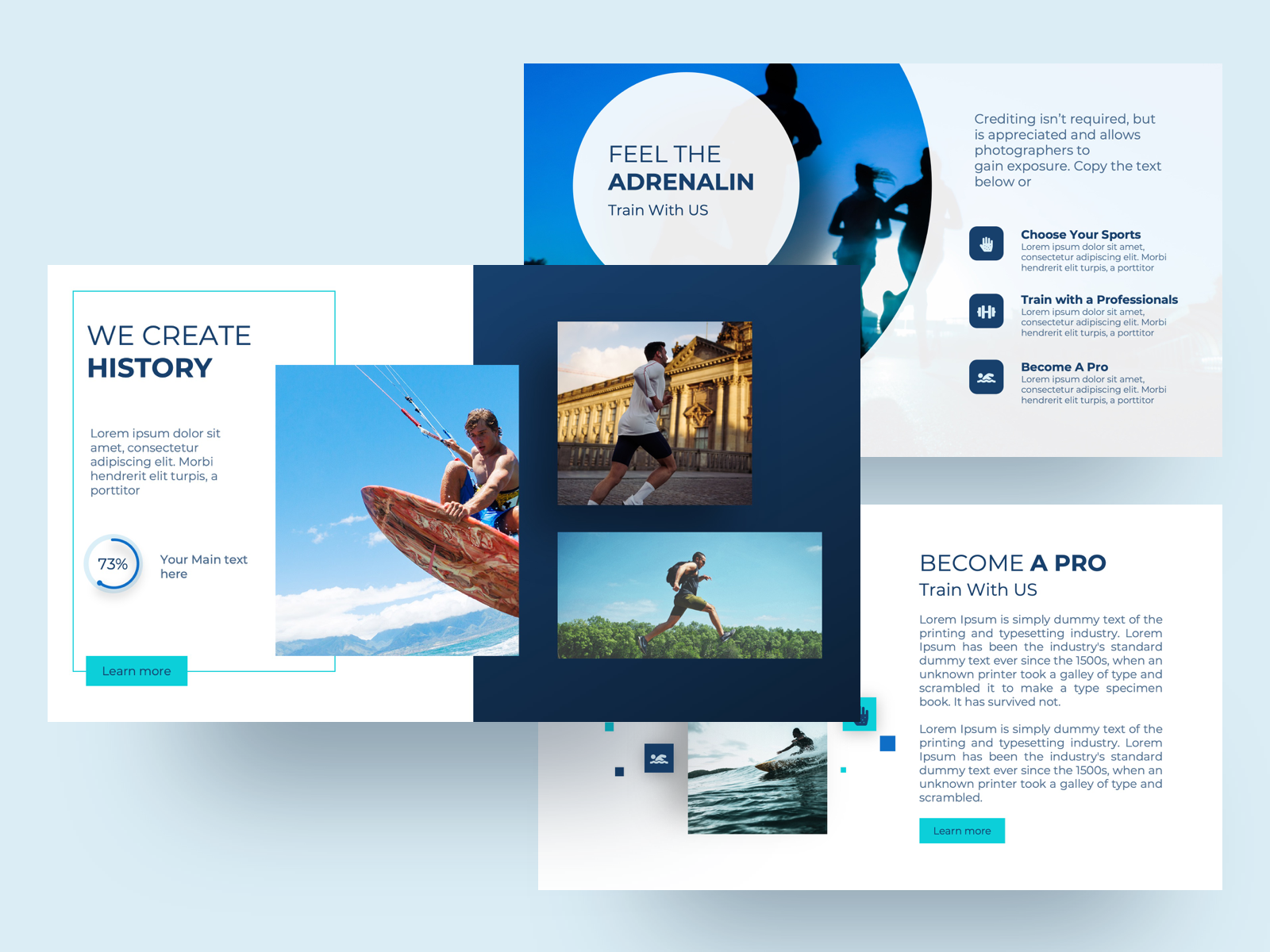 Empower Free Sports PPT Presentation template ⚽ by Premast on Dribbble