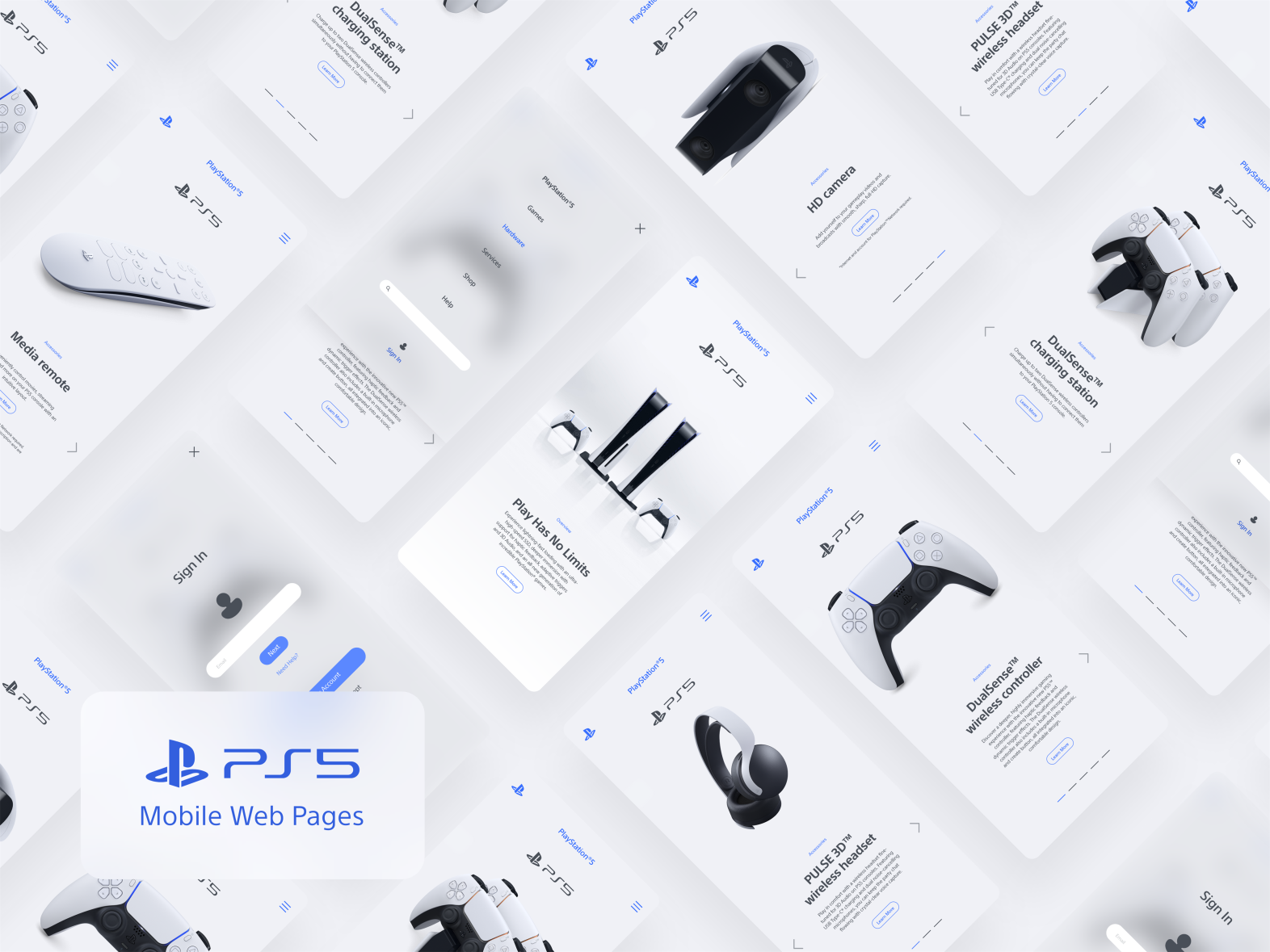 PS5 Mobile Web Pages by Sundhar on Dribbble