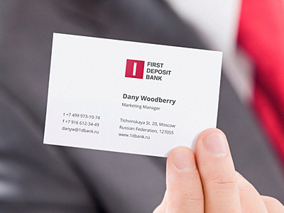 First Deposit Bank by Denis Ulianov on Dribbble