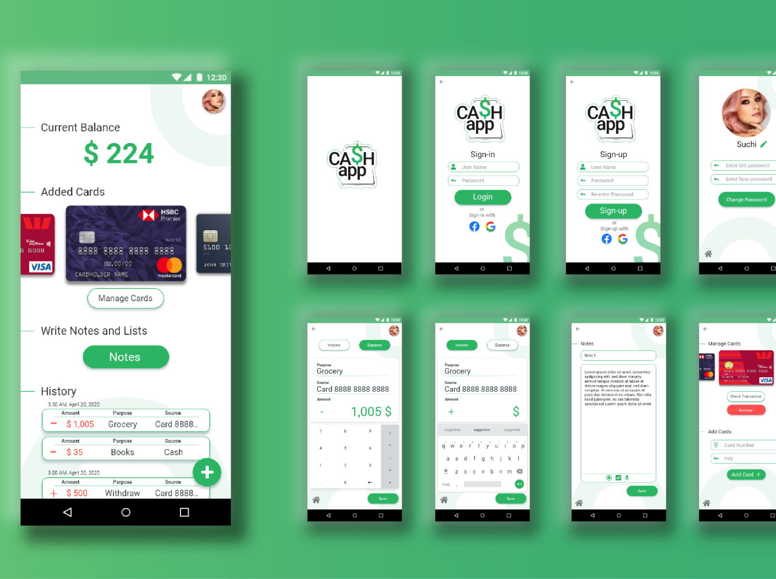 UX UI Design of a Smart Wallet Mobile App by Shibly Saikat on Dribbble