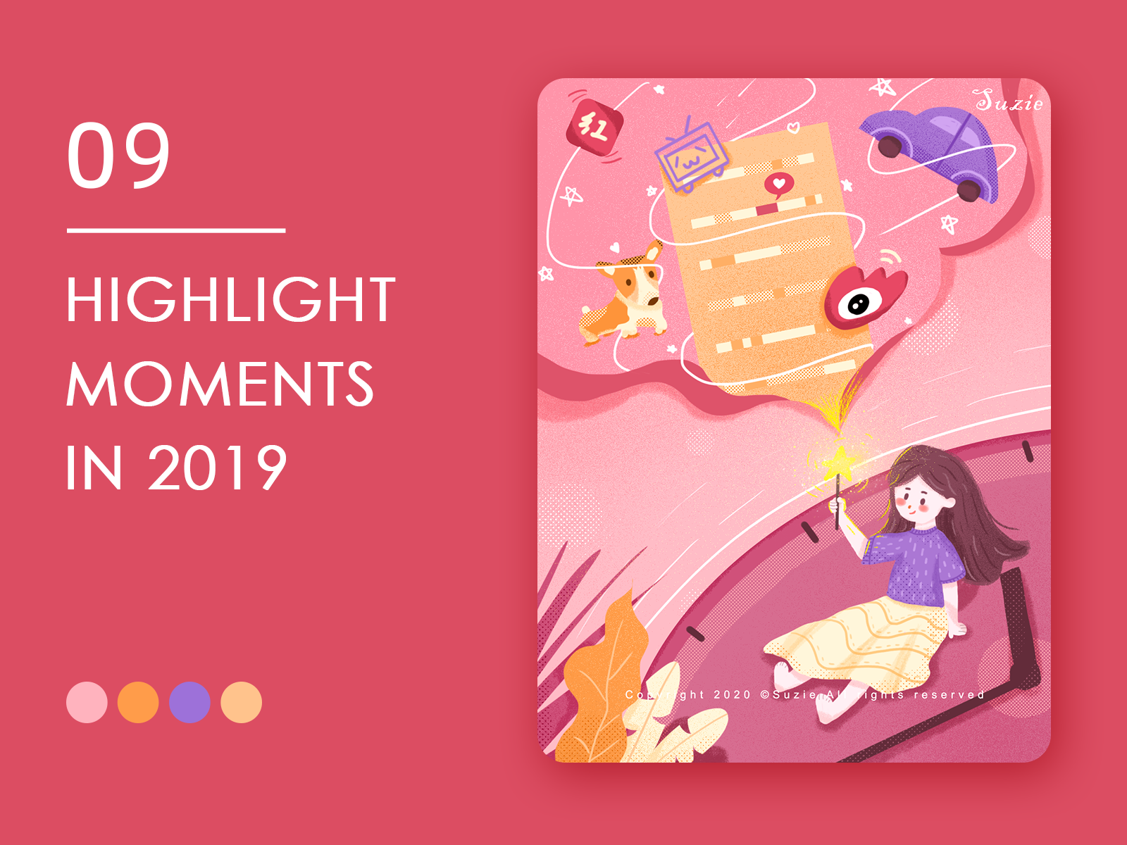 Highlight moments in 2019（9） by Suzie on Dribbble
