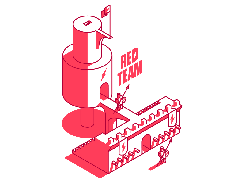 Lightning Tower - Red Team by Alex Kurr for The New Fuel on Dribbble