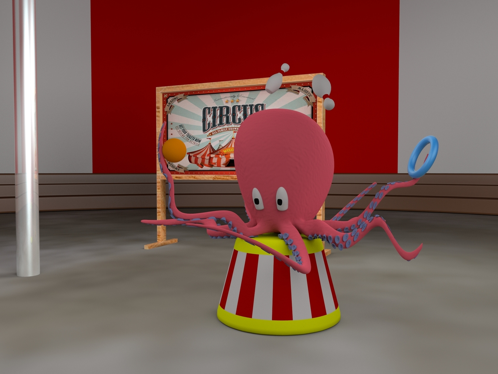 Octopus juggler by Diego Murguia on Dribbble