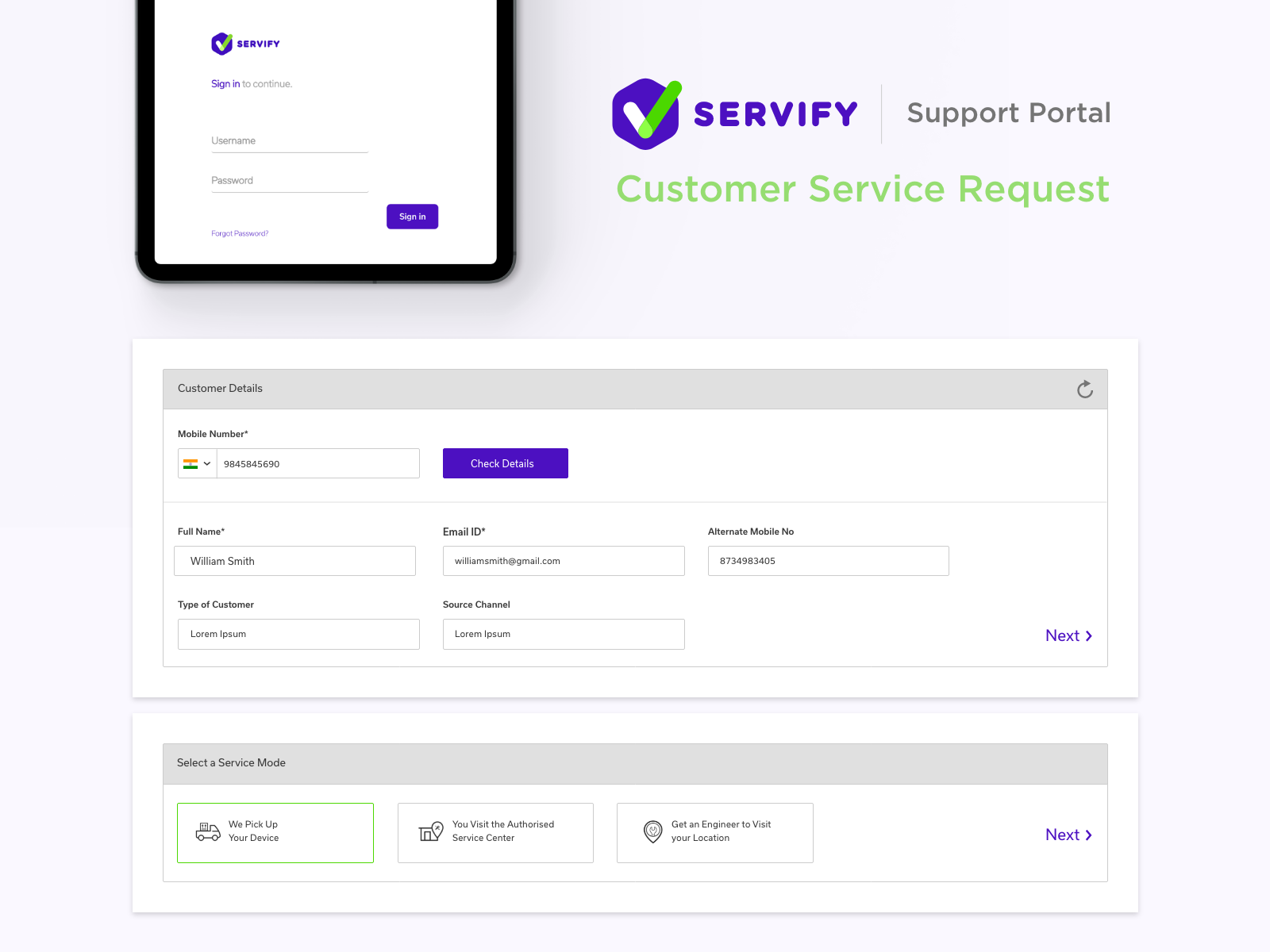 Customer Support Portal by Suraj Shettigar on Dribbble