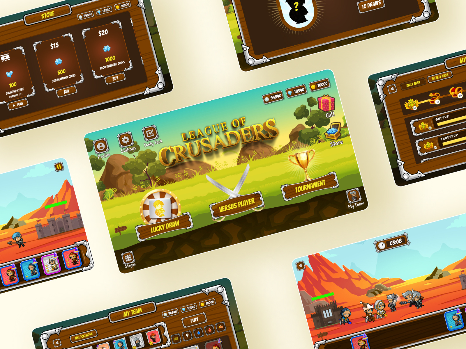 Role Play Game Design!!! by Deepanshu Tata on Dribbble