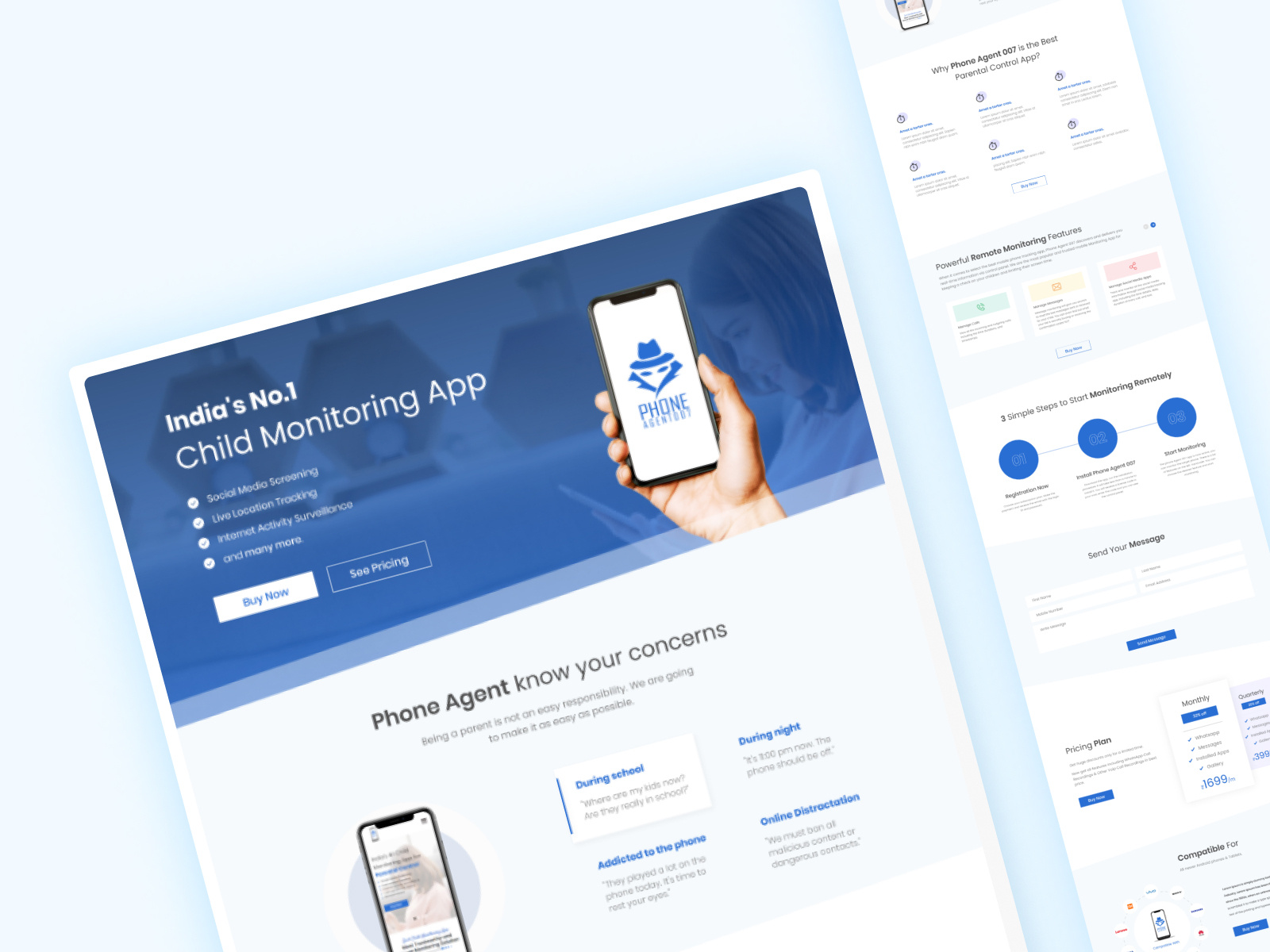 Child Monitoring App Design!! by Deepanshu Tata on Dribbble