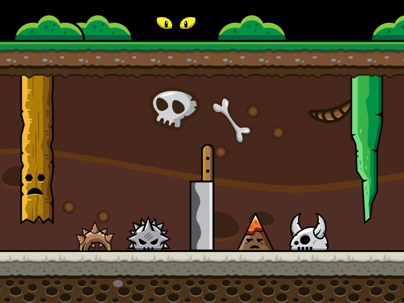 Game asset - 20 Game Obstacles With Background by bevouliin on Dribbble