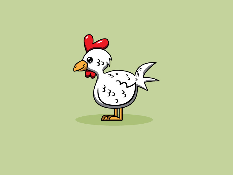 Chicken Game Character by bevouliin on Dribbble