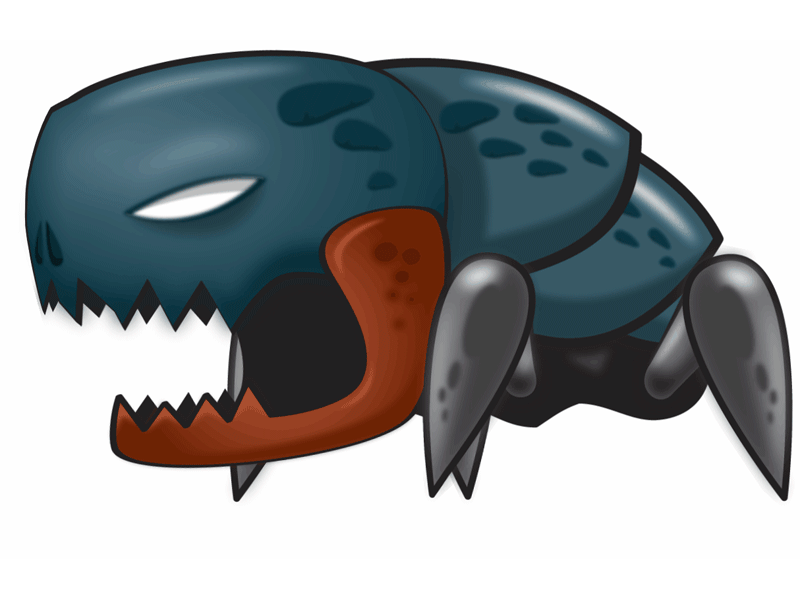 Crawling Monster Animation for Game Developers by bevouliin on Dribbble