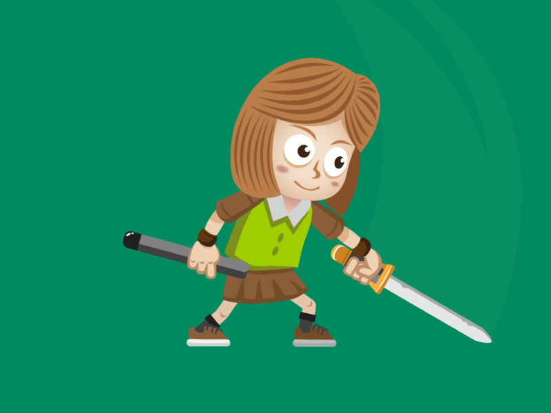 School Girl Sprites by bevouliin on Dribbble