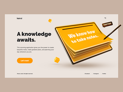 Browse thousands of Notes Website images for design inspiration | Dribbble