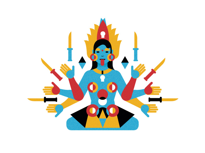Kali - Origin of symmetry series (per. '16) by Adam Quest on Dribbble