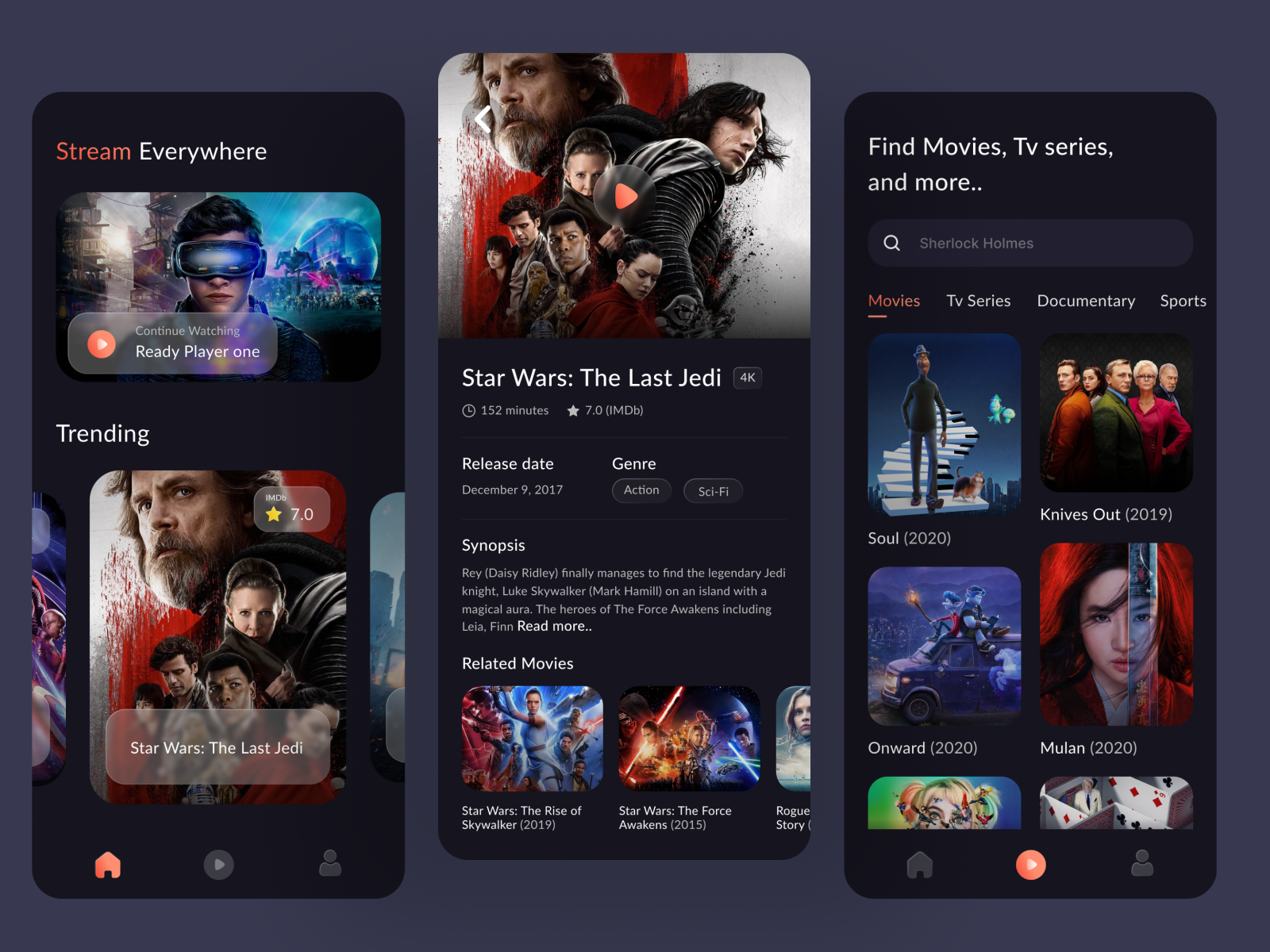 Movie Streaming Apps by Rendy Vickriansyah on Dribbble