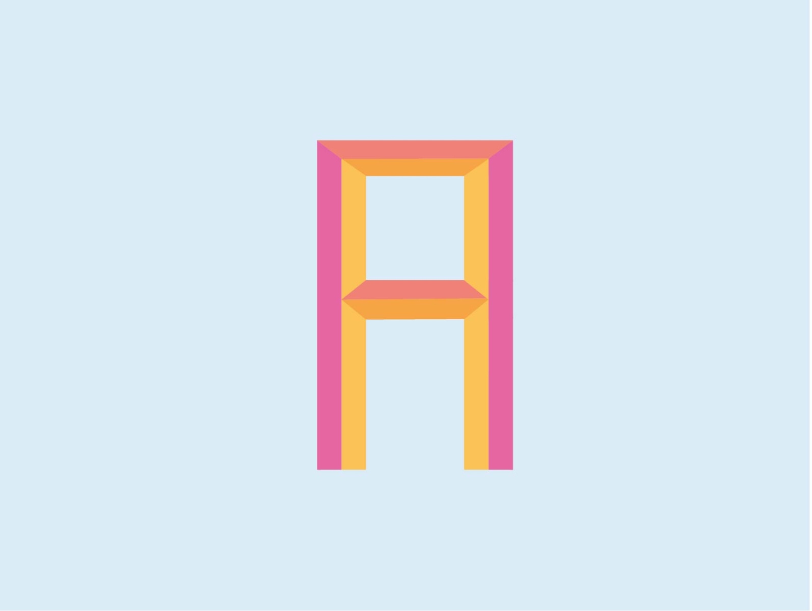 Letter A by Diamond Francis on Dribbble
