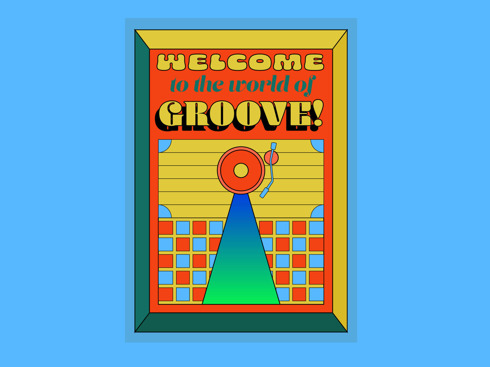 World of Groove! by Gloria Zhu on Dribbble