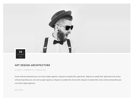 Blog Post by Theme Bucket on Dribbble